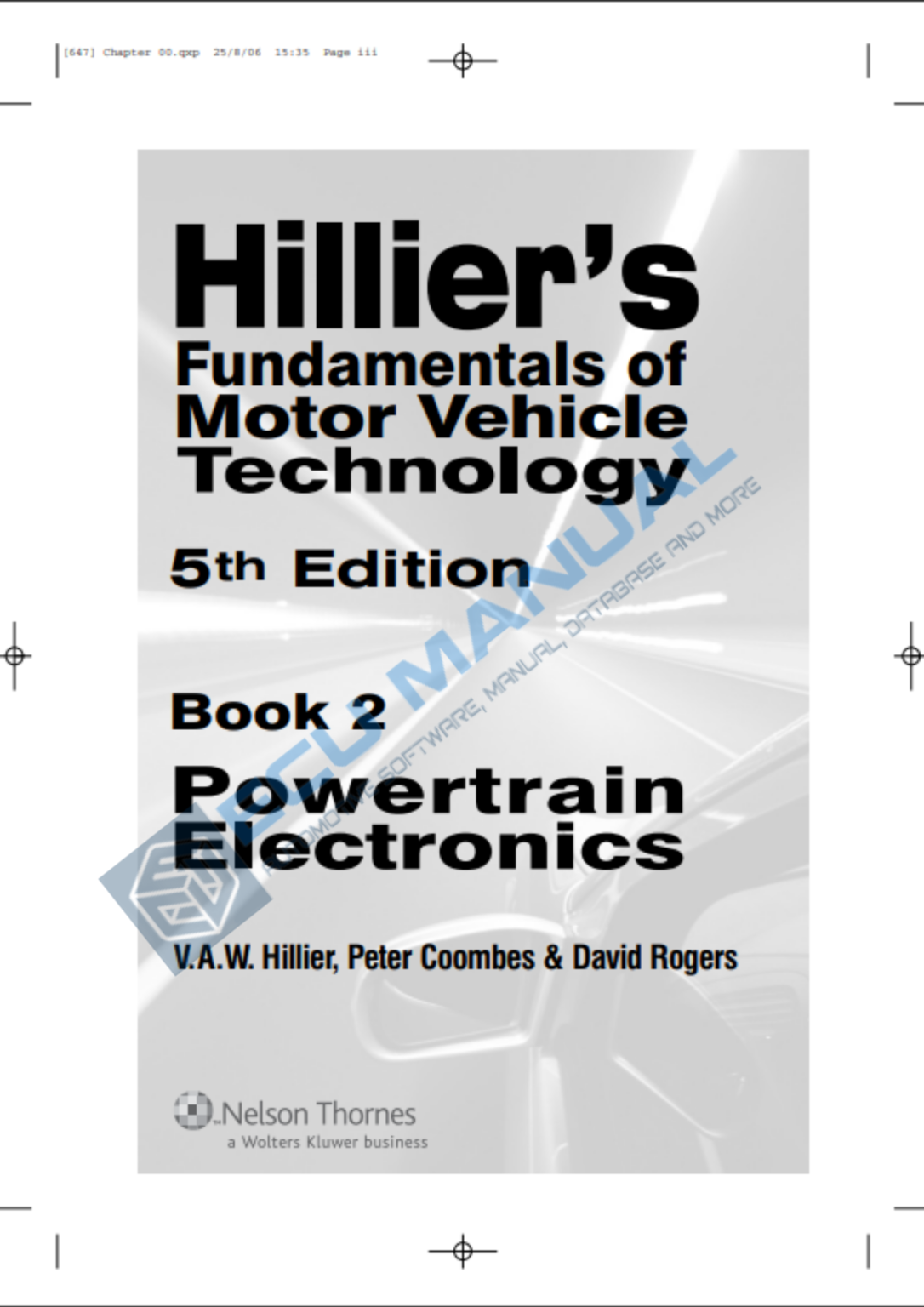 Hillier's Powertrain Electronics Book 2